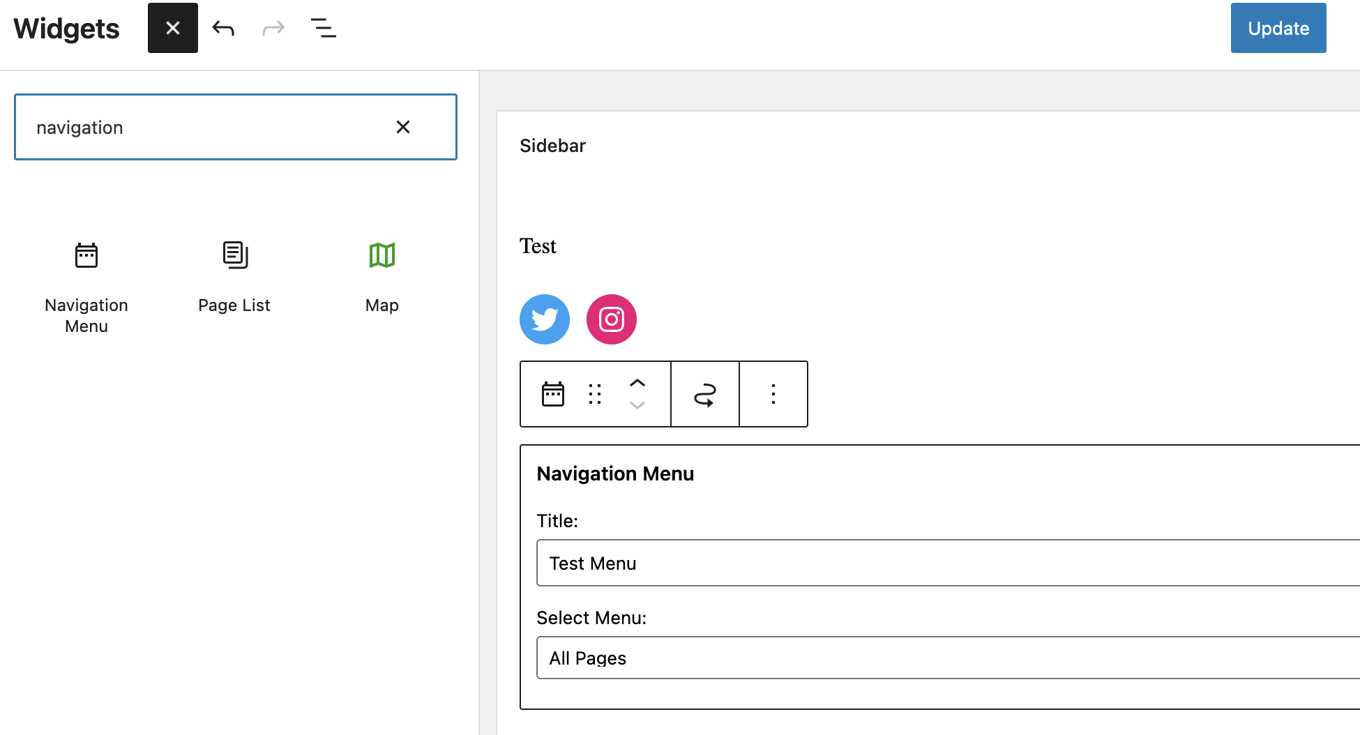 Lodestar: Style consistency Navigation Block and Navigation Menu Widget · Issue #4902 ...