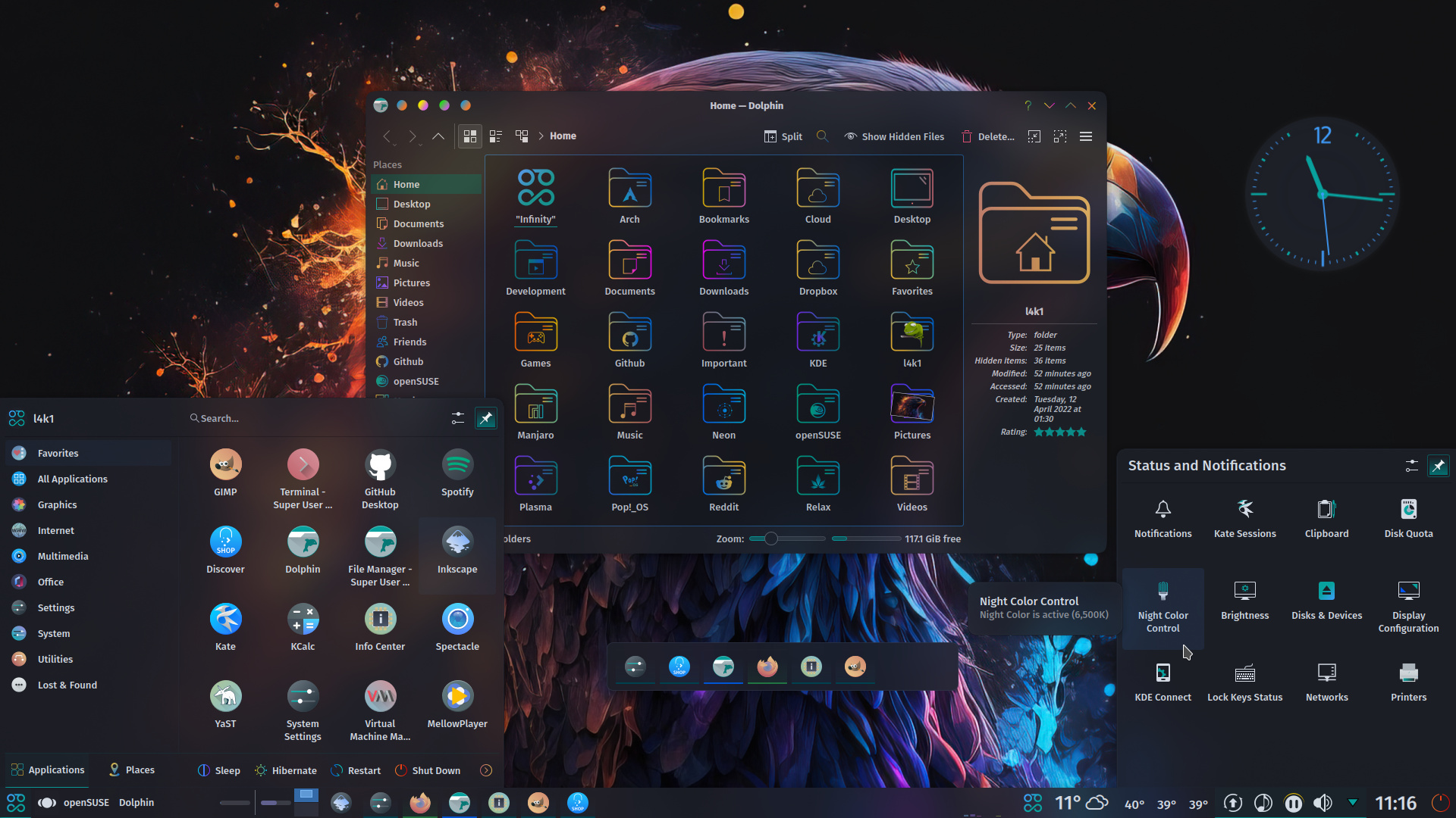 GitHub - L4ki/Infinity-Plasma-Themes: Infinity Themes For Plasma Desktop
