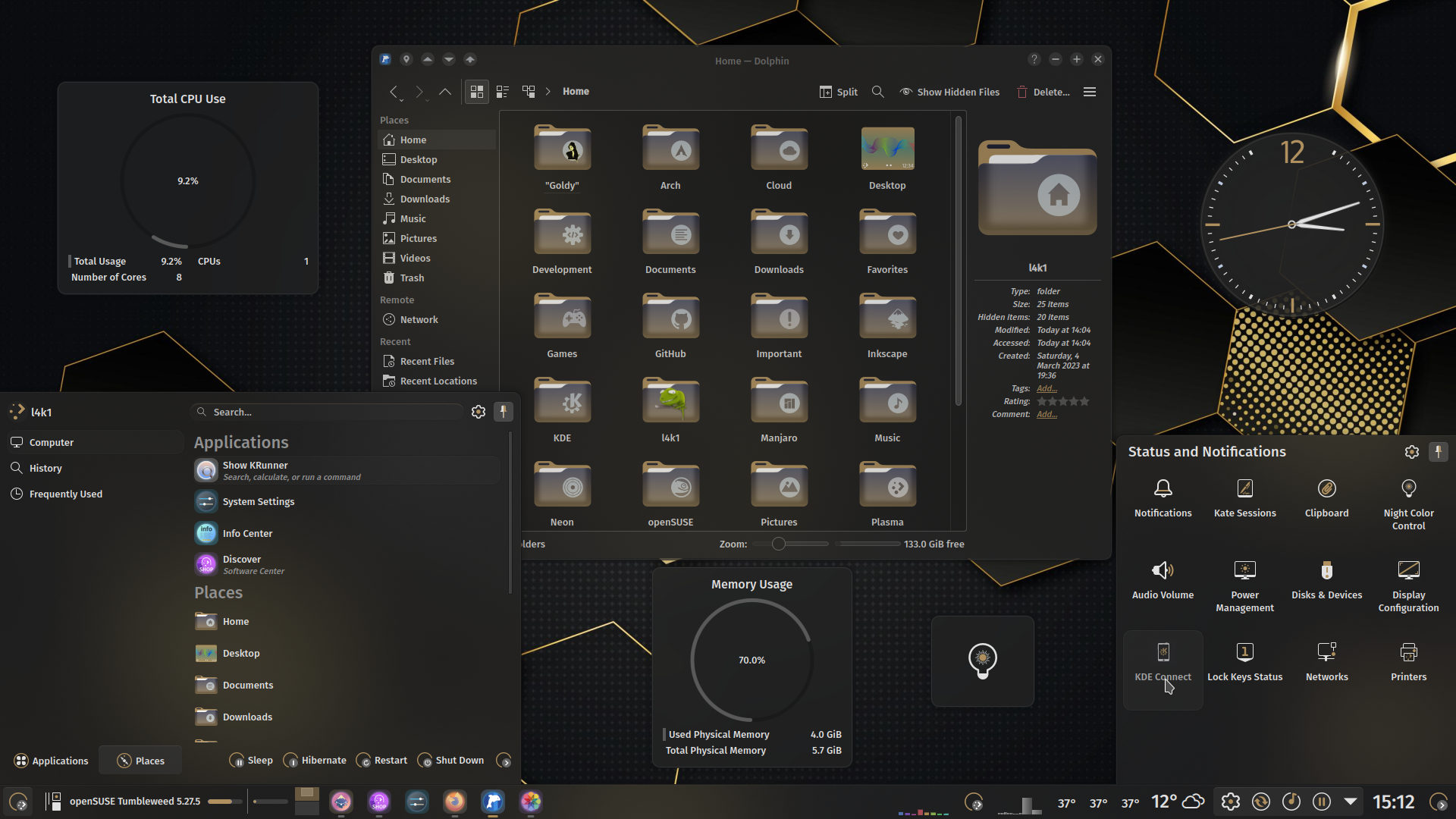 GitHub - L4ki/Goldy-Plasma-Themes: Goldy Themes For Plasma Desktop