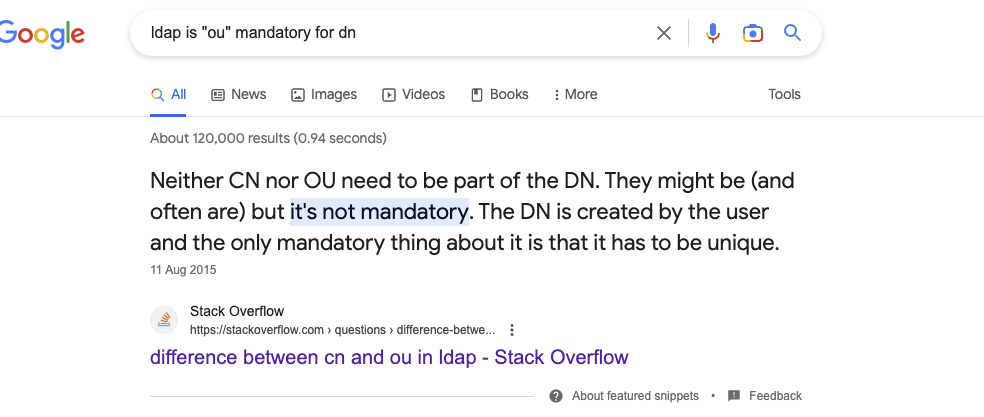 [BUG] /api/get-ldap-users return badRequest when ldap "dn" without "ou" · Issue #1699 · casdoor ...