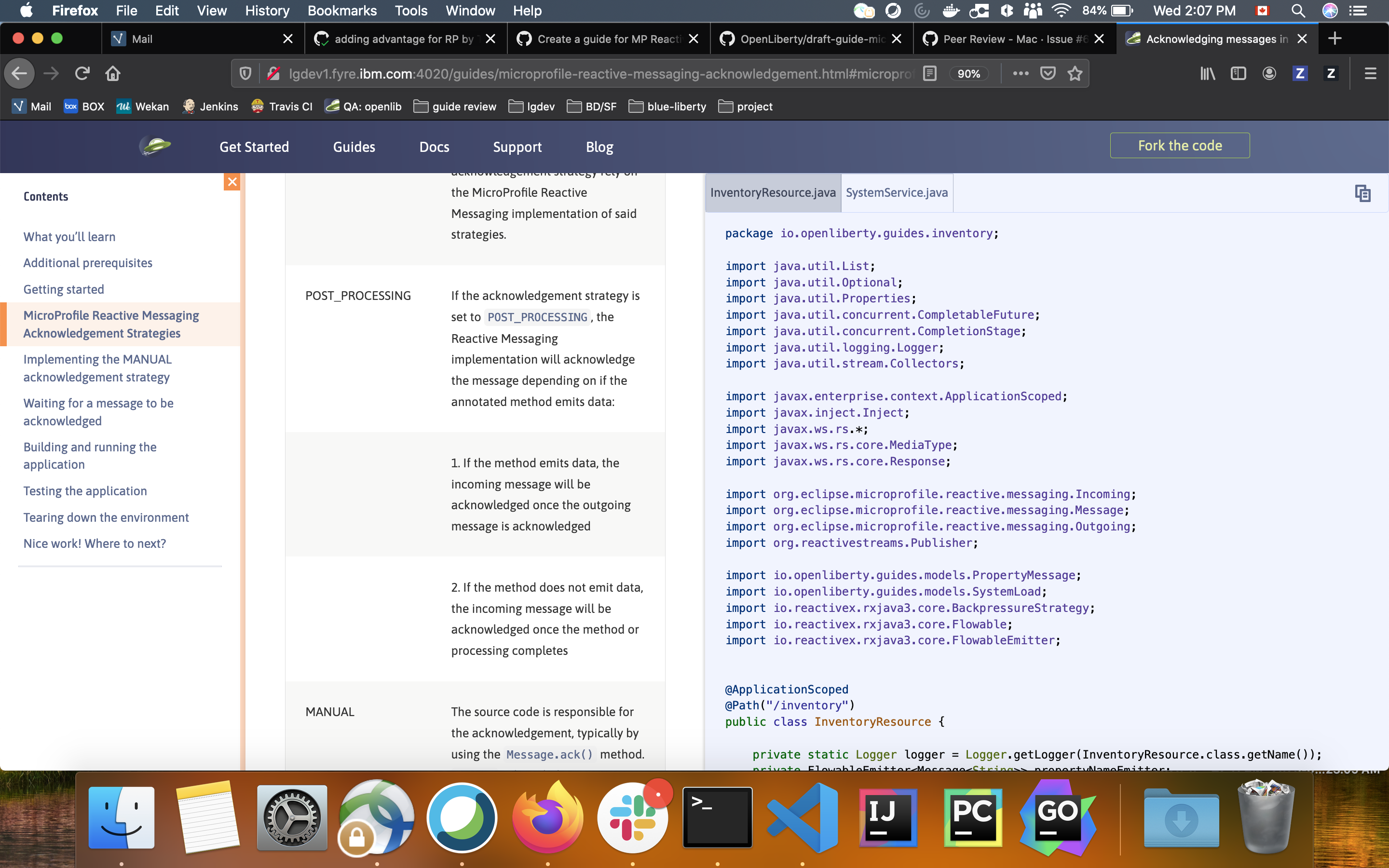 Peer Review Mac · Issue 6 · Openlibertyguide Microprofile Reactive