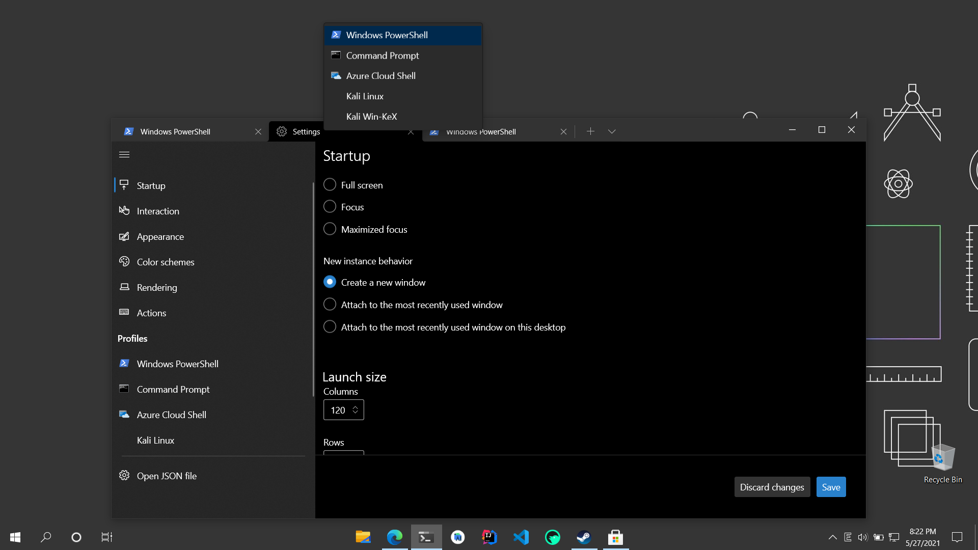 Setting: Default Profile UI bug · Issue #10235 · microsoft/terminal ...