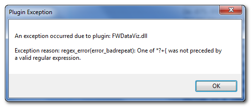 [Bug] Erroneous regex causes crash · Issue #38 · shriprem/FWDataViz · GitHub