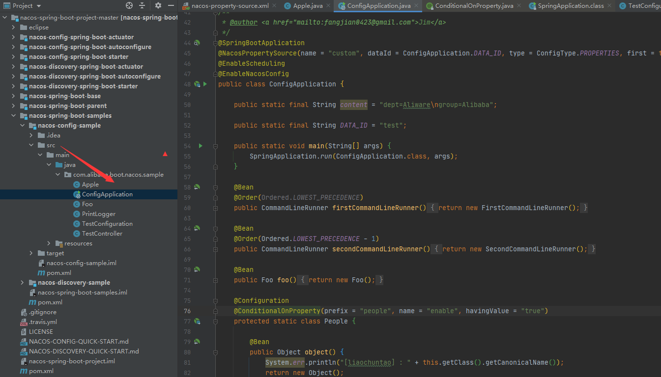 not loaded because @ConditionalOnProperty · Issue #204 · nacos-group/nacos-spring-boot-project ...