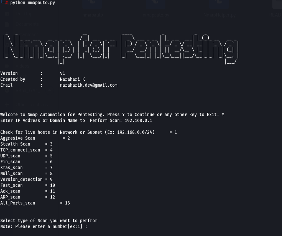 GitHub - naraharik/Nmap-Automation-for-Pentesting