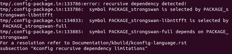 StrongSwan missing dependency under master branch!! · Issue #15376 · openwrt/packages · GitHub