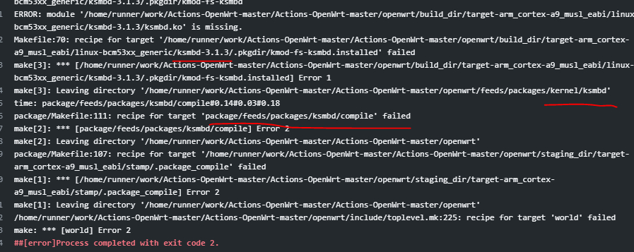 KSMDB compiler error in 5.4 kernel！！！ · Issue #11478 · openwrt/packages · GitHub