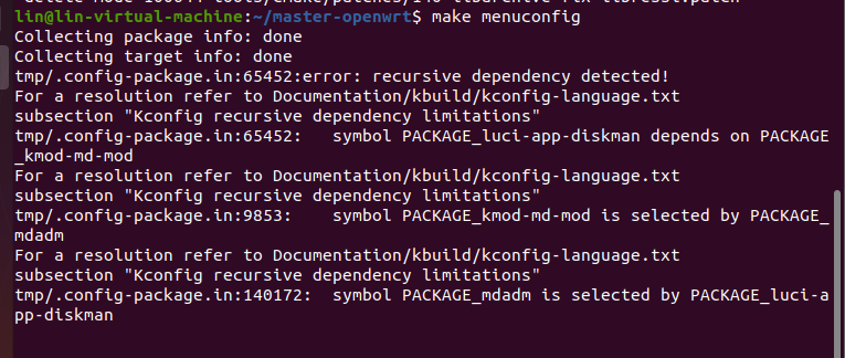 最新版本make Menuconfig出现依赖问题！！！ · Issue 27 · Lisaac Luci App Diskman · Github