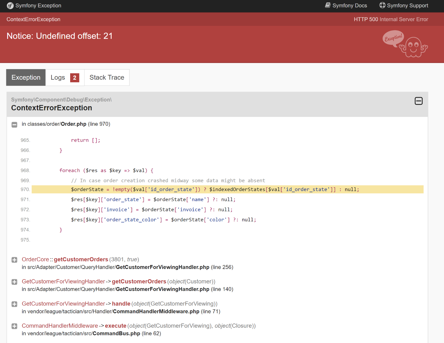 Issues with null values inside the Order::getCustomerOrders logic · Issue #27402 · PrestaShop ...