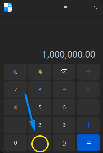 [23 BETA] Calculator: Decimal separator and thousands grouper for ...