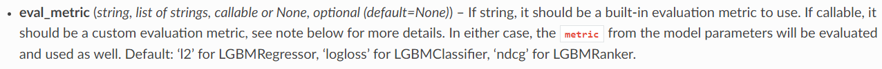 Using custom eval_metric with sklearn API · Issue #3029 · microsoft/LightGBM · GitHub
