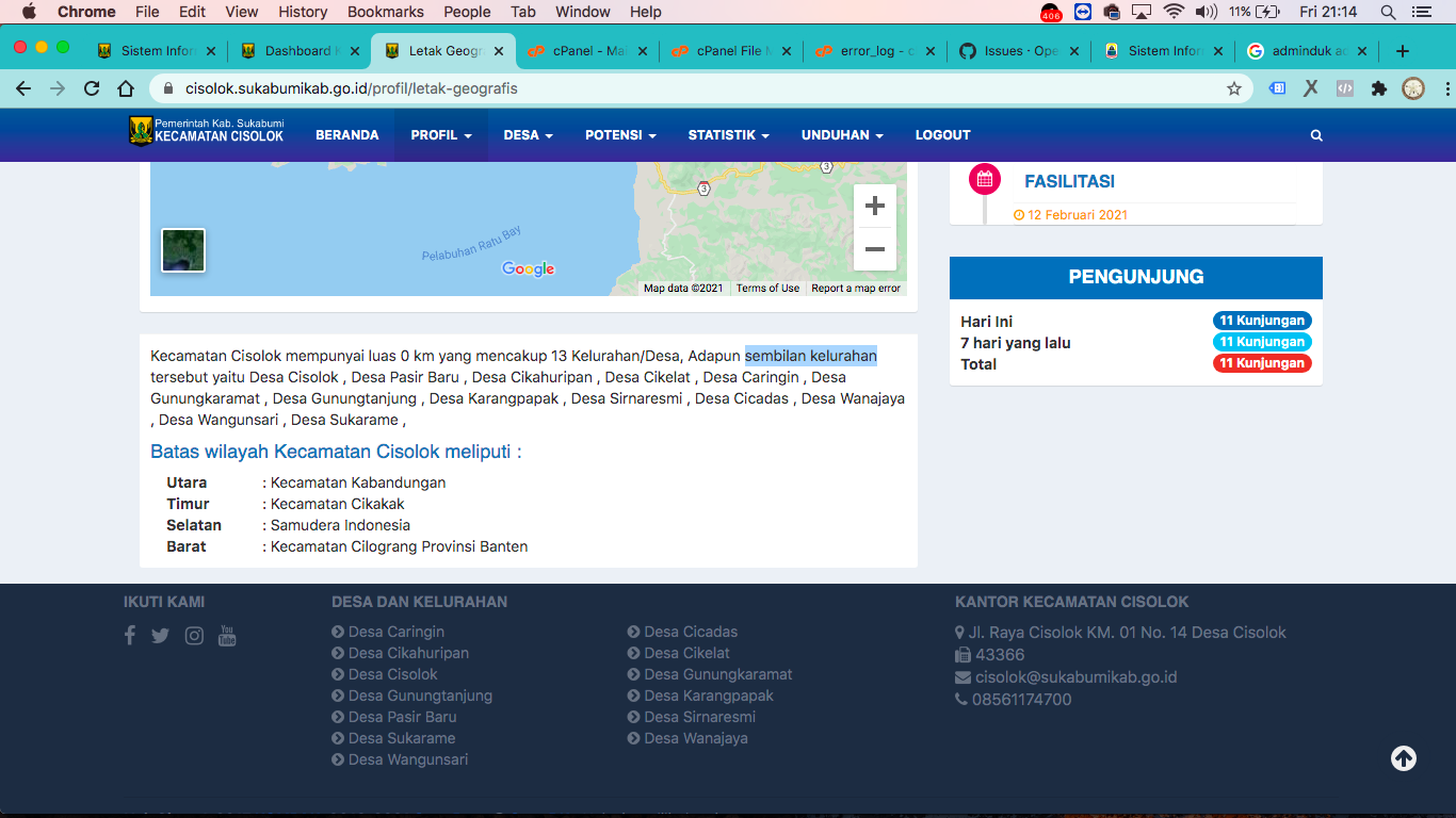 Bilangan dan kata desa pada menu Letak Geografis Tidak Sesuai · Issue #148 · OpenSID/OpenDK · GitHub
