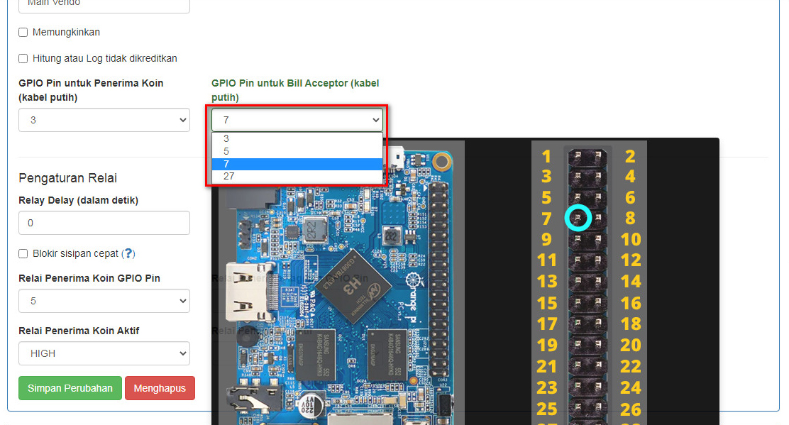 GPIO Pin for Bill Acceptor · Issue #152 · AdoPiSoft/Beta-Releases · GitHub