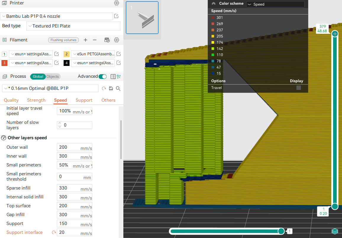 PLA layers squished following PETG support interface layers · Issue ...