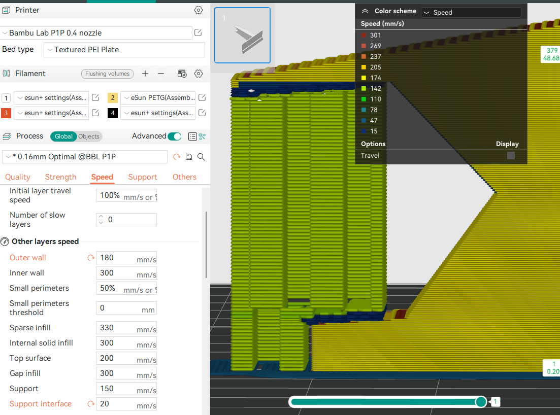 PLA layers squished following PETG support interface layers · Issue #2015 · bambulab/BambuStudio ...
