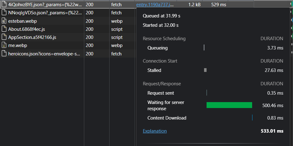 Request to DB is very long · Issue #1651 · nuxt/content · GitHub