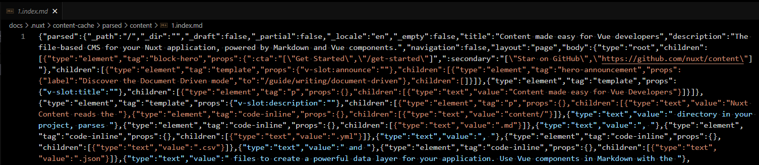 Request to DB is very long · Issue #1651 · nuxt/content · GitHub