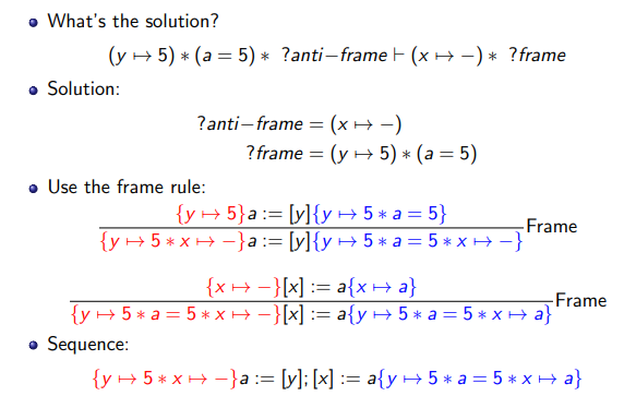 Separation Logic and Bi-Abduction for Compositional, Large-Scale Verification · skyleaworlder ...