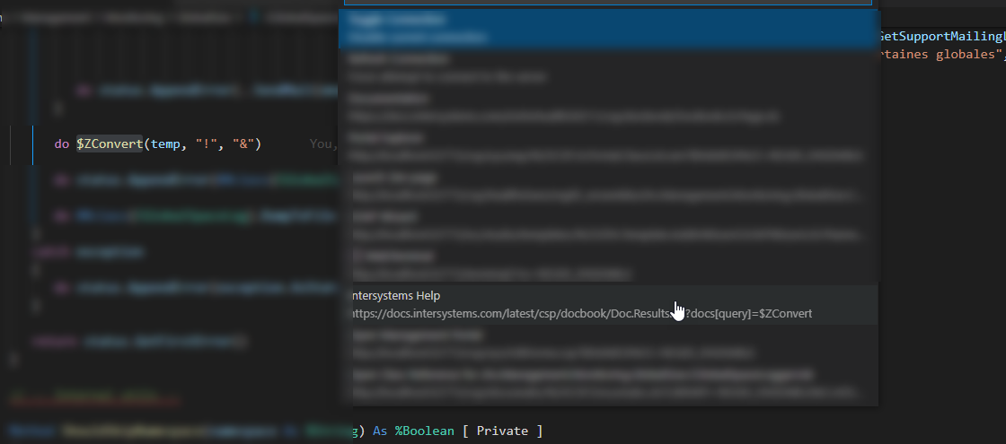 Have the "currently selected text" help documentation like F1 did in ...