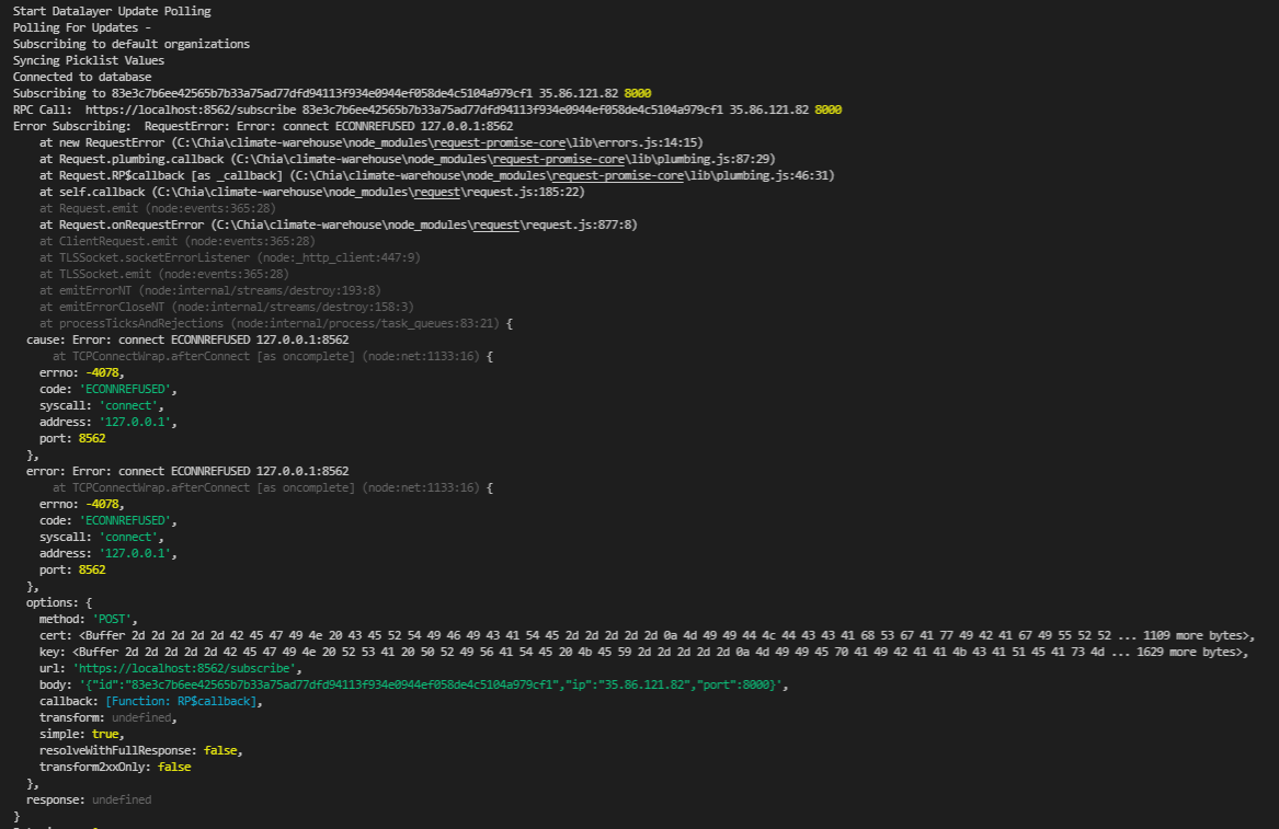 Fix Usesimulatorfalse Generates An Error When Api Is Started · Issue 319 · Chia Networkcadt 3012