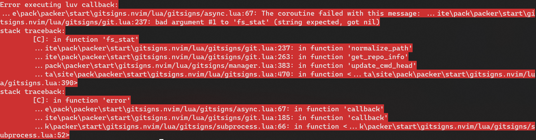 No longer works on Windows · Issue #584 · lewis6991/gitsigns.nvim · GitHub