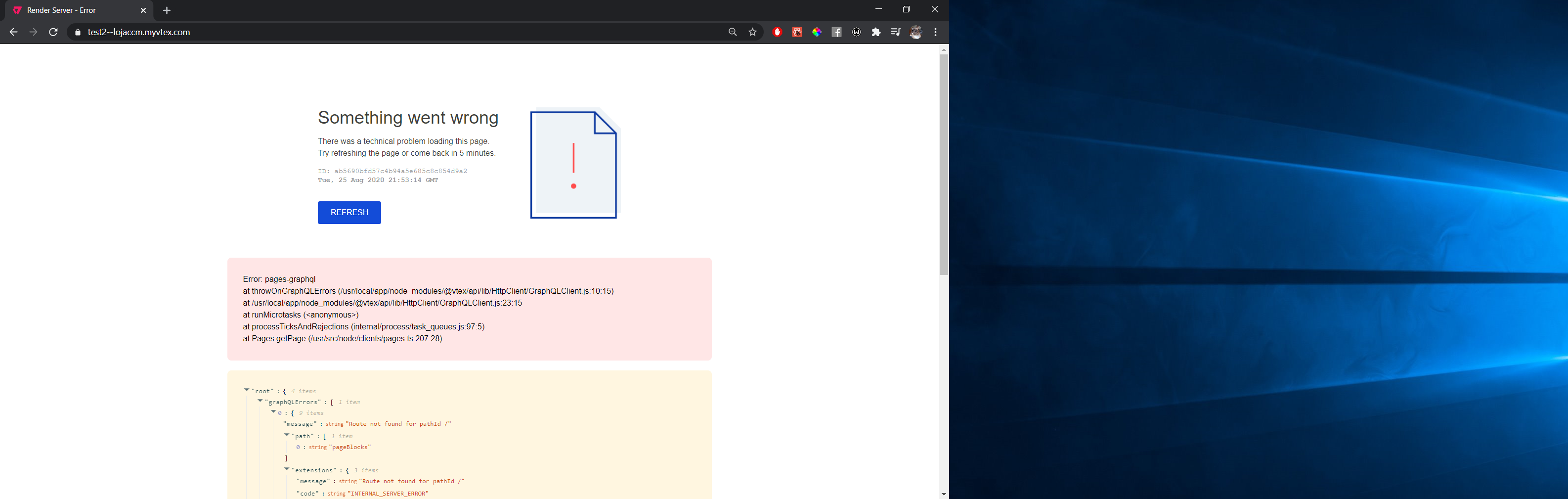 Store framework Throws Render Server Error Issue 401 Vtex apps Store framework Throws Render Server Error Issue 401 Vtex apps