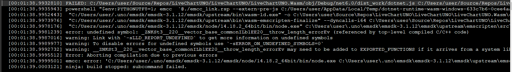 Uno Error with LiveChartsCore.SkiaSharpView.Uno.WinUI 2.0.0-beta.603 · Issue #801 · beto ...