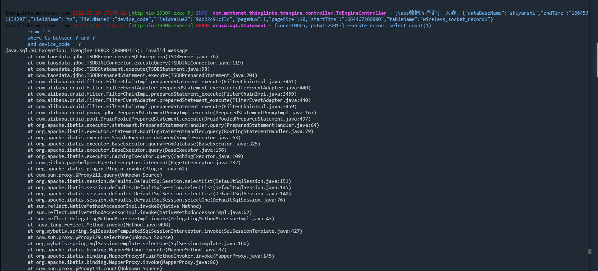 Tdengine Error 80000115 Invalid Message · Issue 17187 · Taosdata Tdengine · Github