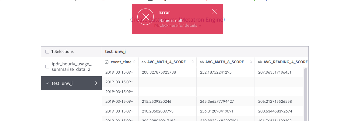 Cant Create A Datasource Using Metatrone Engine · Issue 1760 · Metatron Appmetatron Discovery