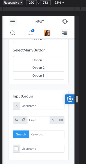 InputGroup: Is not responsive at 320px screen width (Firefox) · Issue #7693 · primefaces ...