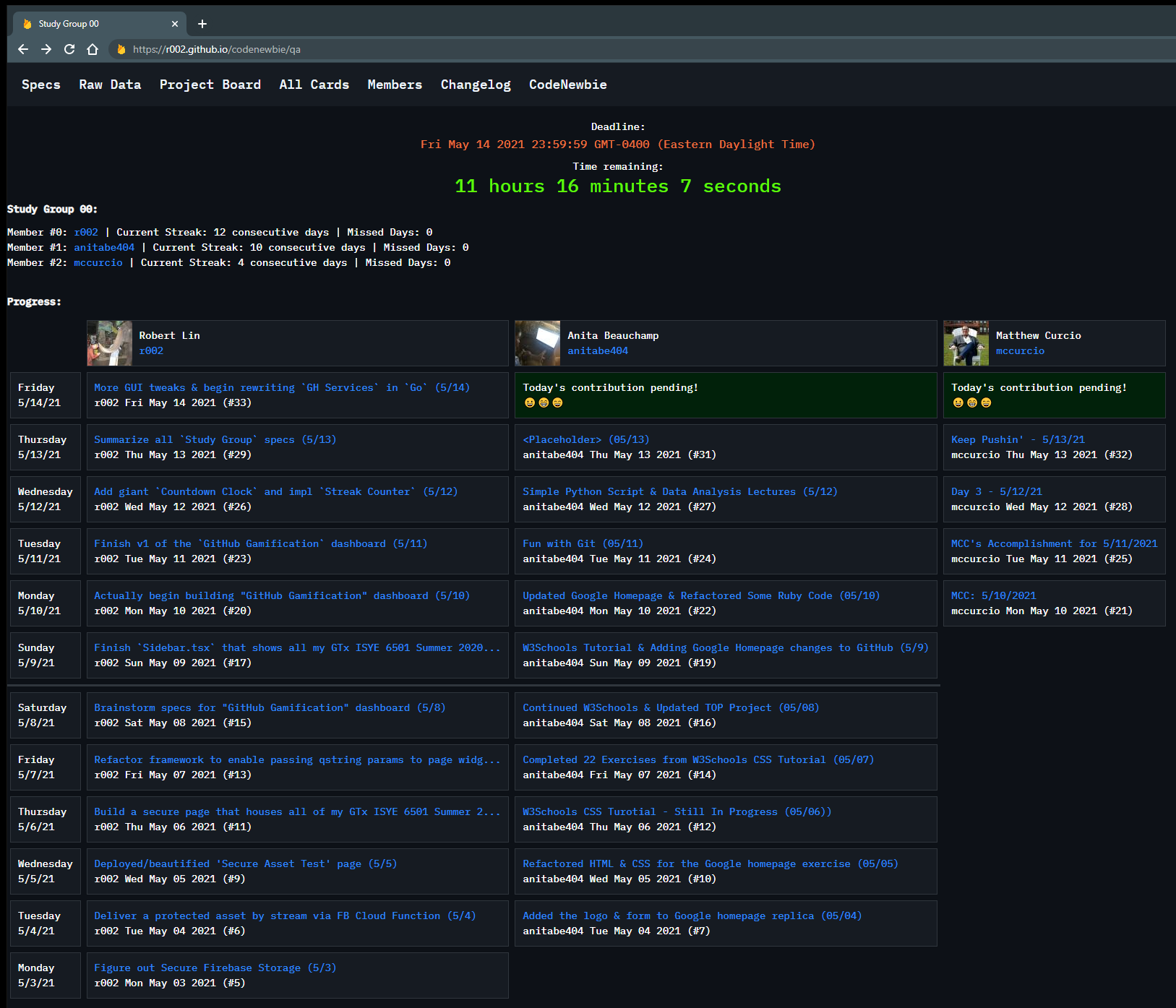 Study Group - Build Screenshots · studydash cards · Discussion #30 · GitHub