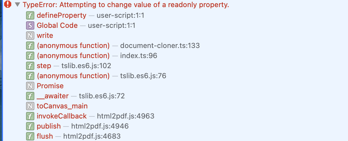 [bug] TypeError: Attempting to change value of a readonly property · Issue #5780 · tauri-apps ...
