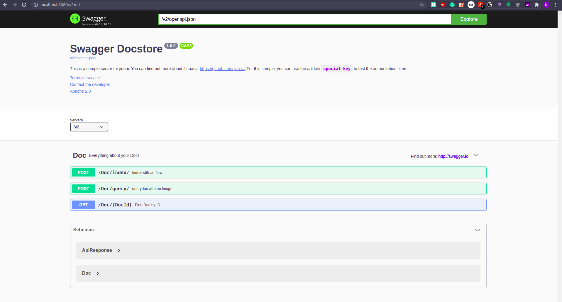 Openapi Error While Running The Server · Issue 164 · Jina Aiexamples · Github