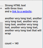 html tag won't render on the scripting label · Issue #2587 · pbek ...