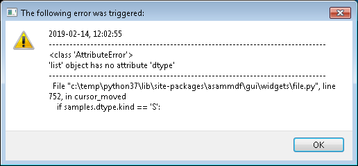 asammdf GUI application exceptions · Issue #127 · danielhrisca/asammdf · GitHub