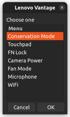 GitHub - niizam/vantage: Lenovo Vantage for Linux