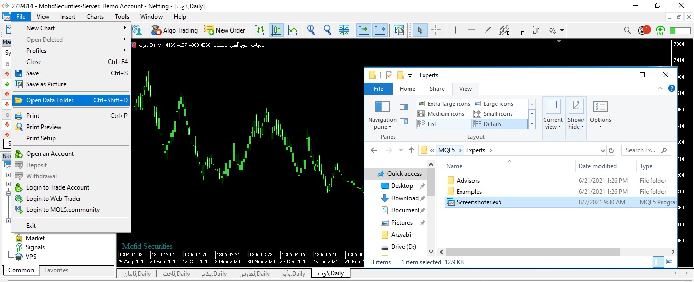 GitHub - mostafabayat/Screenshoter-Expert-Advisor: An Expert Advisor for MetaTrader in mql5 ...