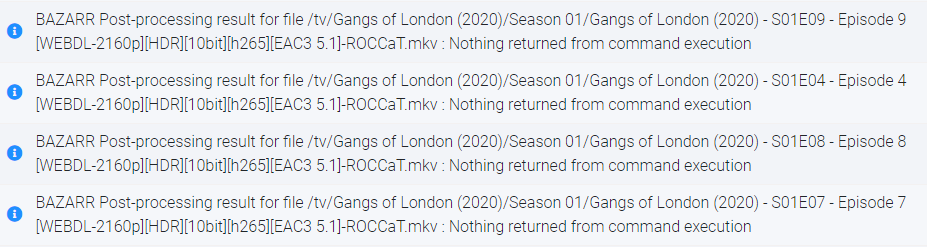 BAZARR Post-processing : Nothing returned from command execution? · Issue #1283 · morpheus65535 ...