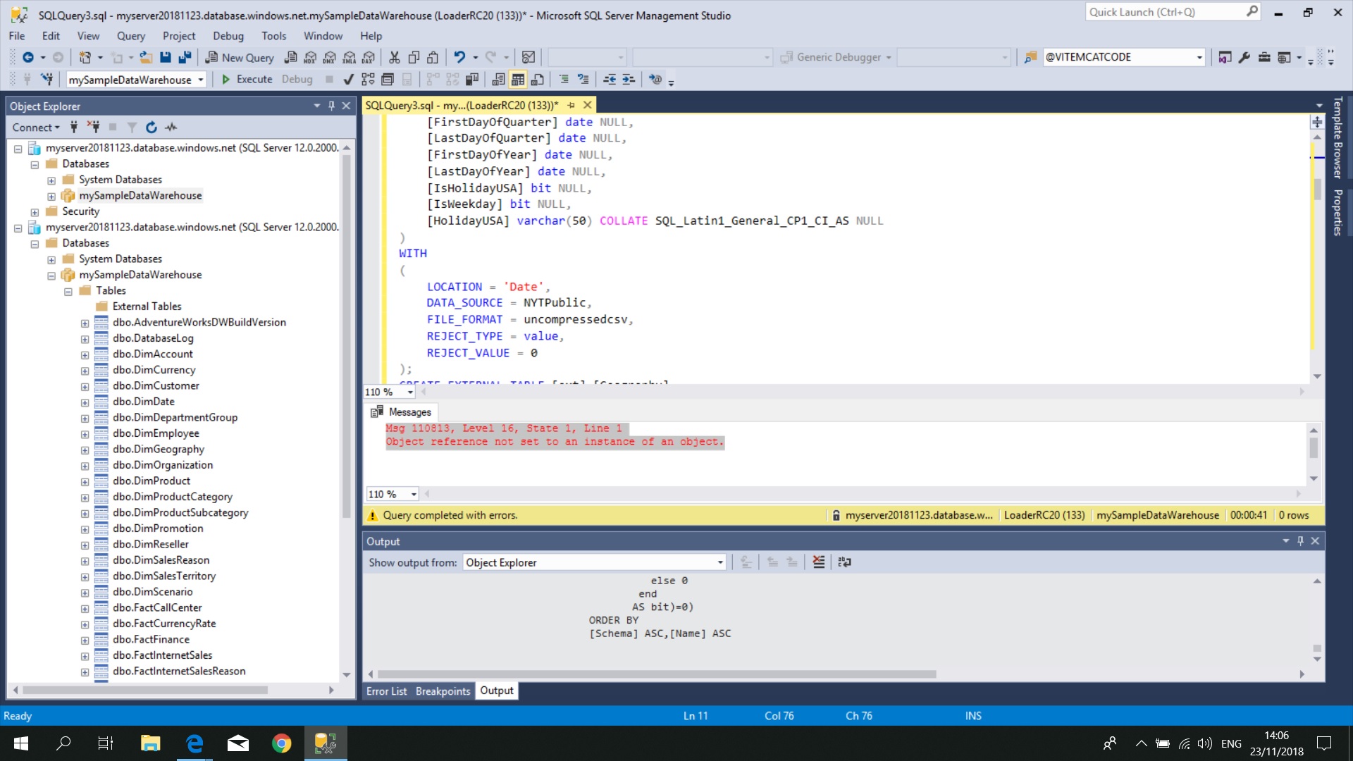 Create External Table, Error Msg110813 · Issue #19416 · MicrosoftDocs ...