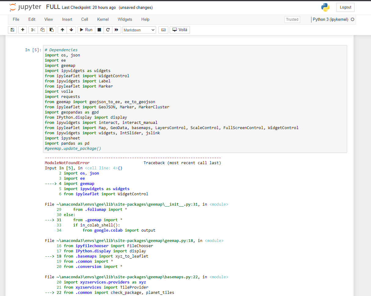 Problem with geemap module · gee-community geemap · Discussion #1094 ...