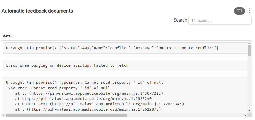 App Monitoring - Feedback documents · Issue #25 · medic/cht-app-monitoring-data-ingest · GitHub