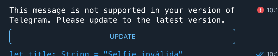 [BUG] - Warning message for text format on MacOS · Issue #8021 · telegramdesktop/tdesktop · GitHub