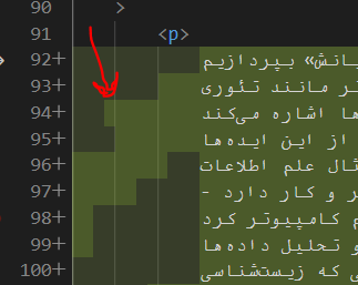Bug in background color rendering for Persian text in `monaco-diff-editor` · Issue #171521 ...