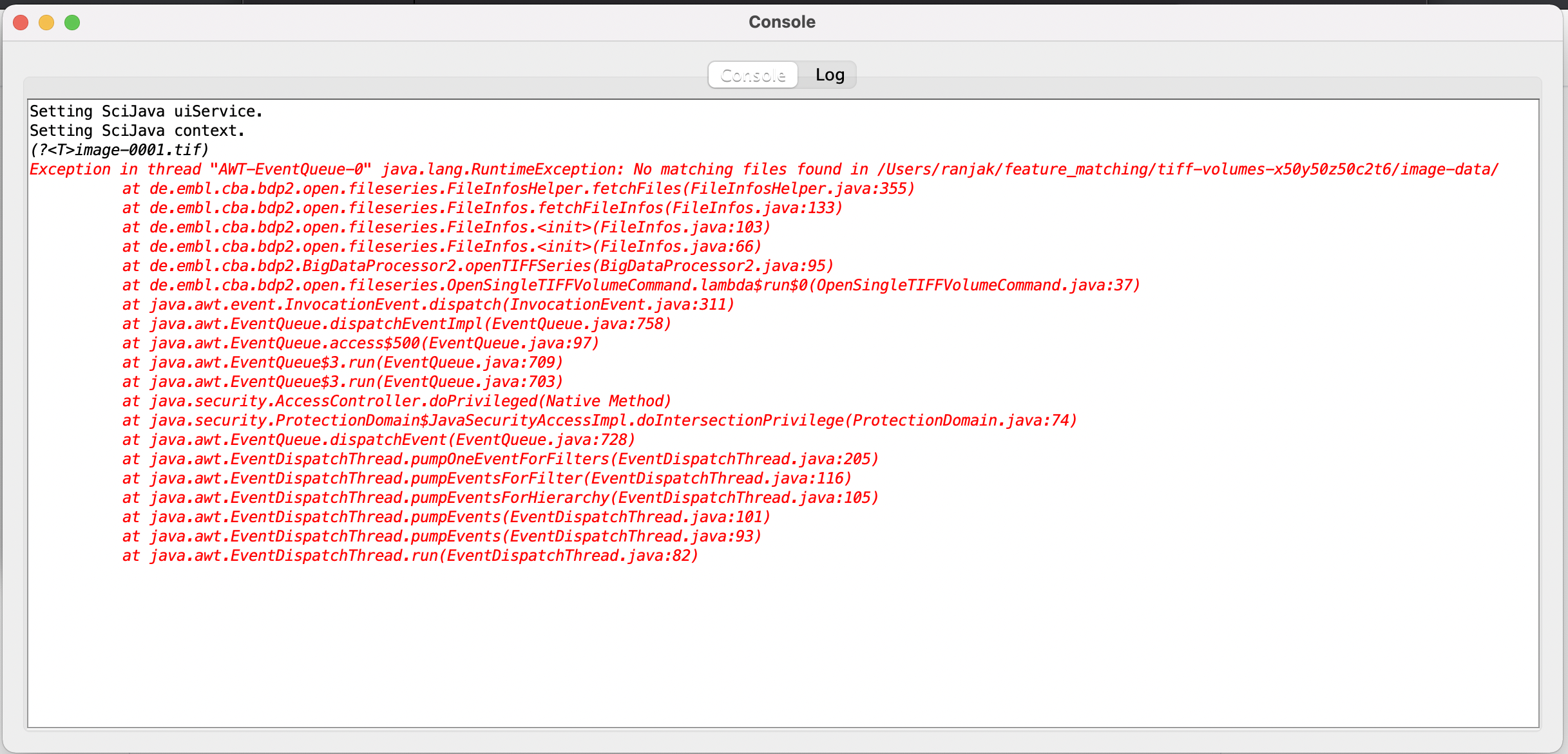 Opening a single volume tif image stack · Issue #172 · bigdataprocessor/bigdataprocessor2 · GitHub