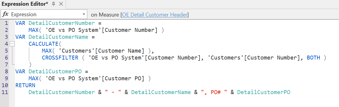 DAX Formatting Not Quite Right in 3.1.6 · Issue #306 · TabularEditor/TabularEditor3 · GitHub
