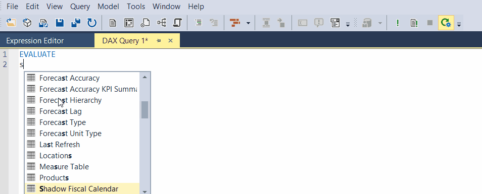 Bug in the DAX Editor? · Issue #864 · TabularEditor/TabularEditor3 · GitHub