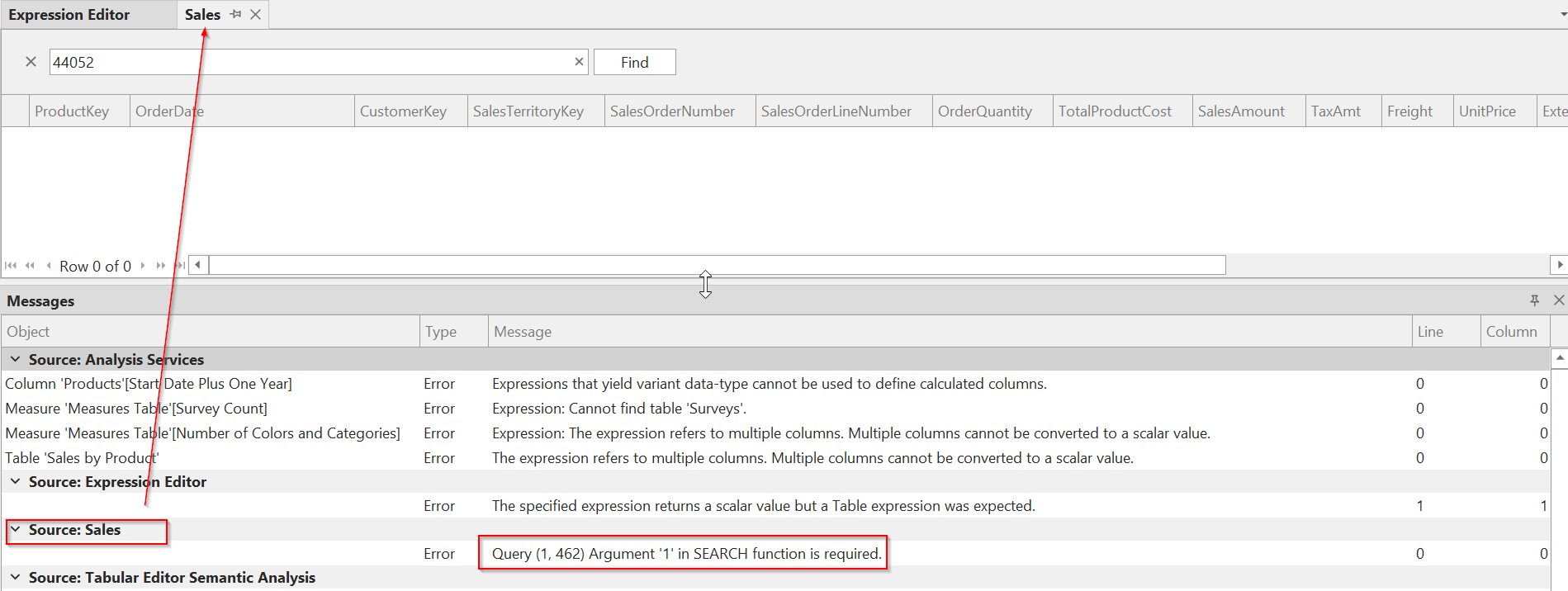 Find Panel in Preview Data doesn't work · Issue #955 · TabularEditor/TabularEditor3 · GitHub