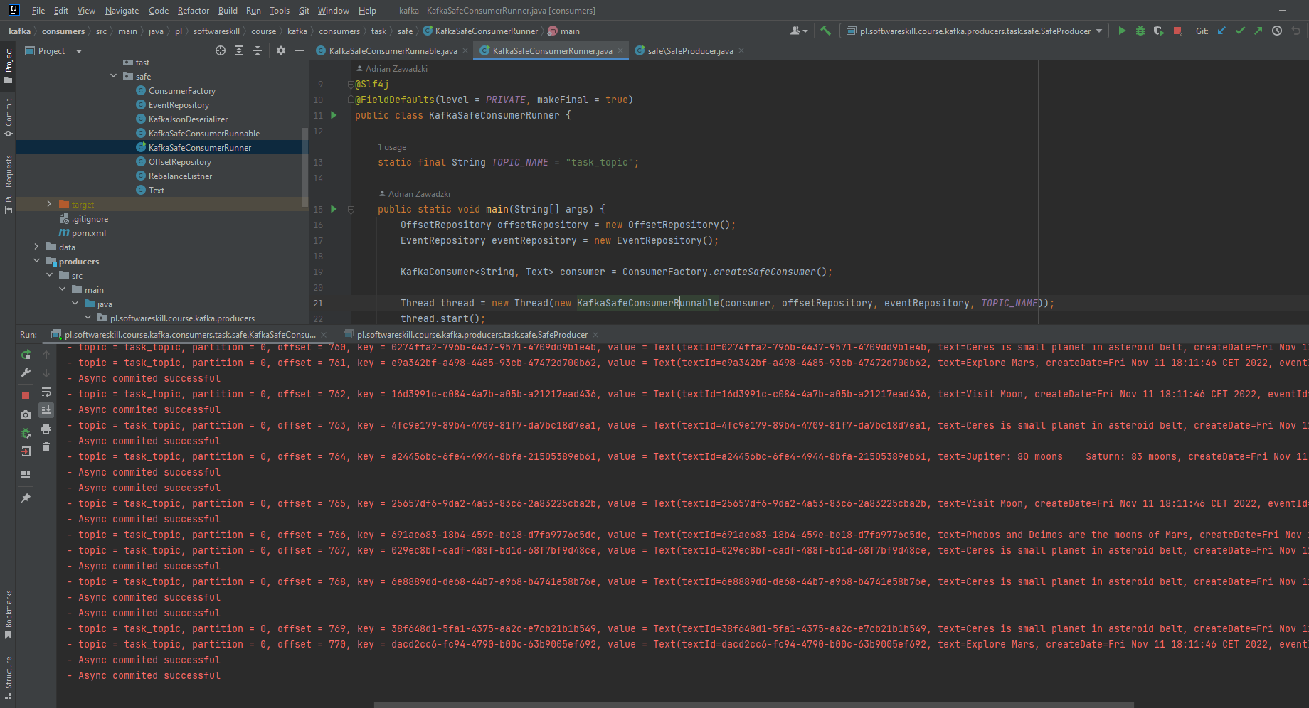 GitHub - AdrianZawadzkiDDay/Kafka-fast-and-safe: Exaples of fast or ...