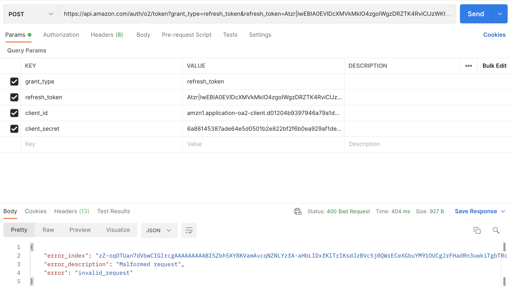 Unable to request a Login with Amazon access token · Issue #1851 · amzn ...