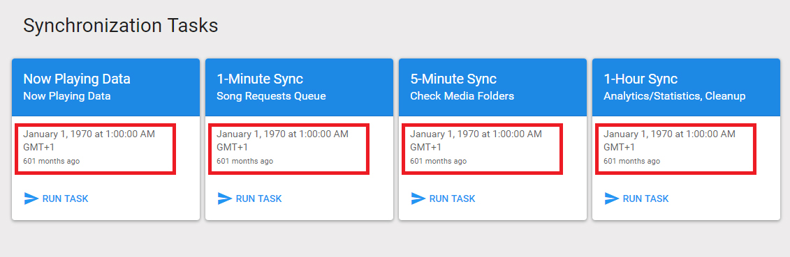 Synchronization Tasks Ubuntu · Issue #1534 · AzuraCast/AzuraCast · GitHub
